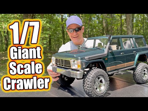 This RC Crawler Is MASSIVE! Rlaarlo TK-07 First Look & Trail Test