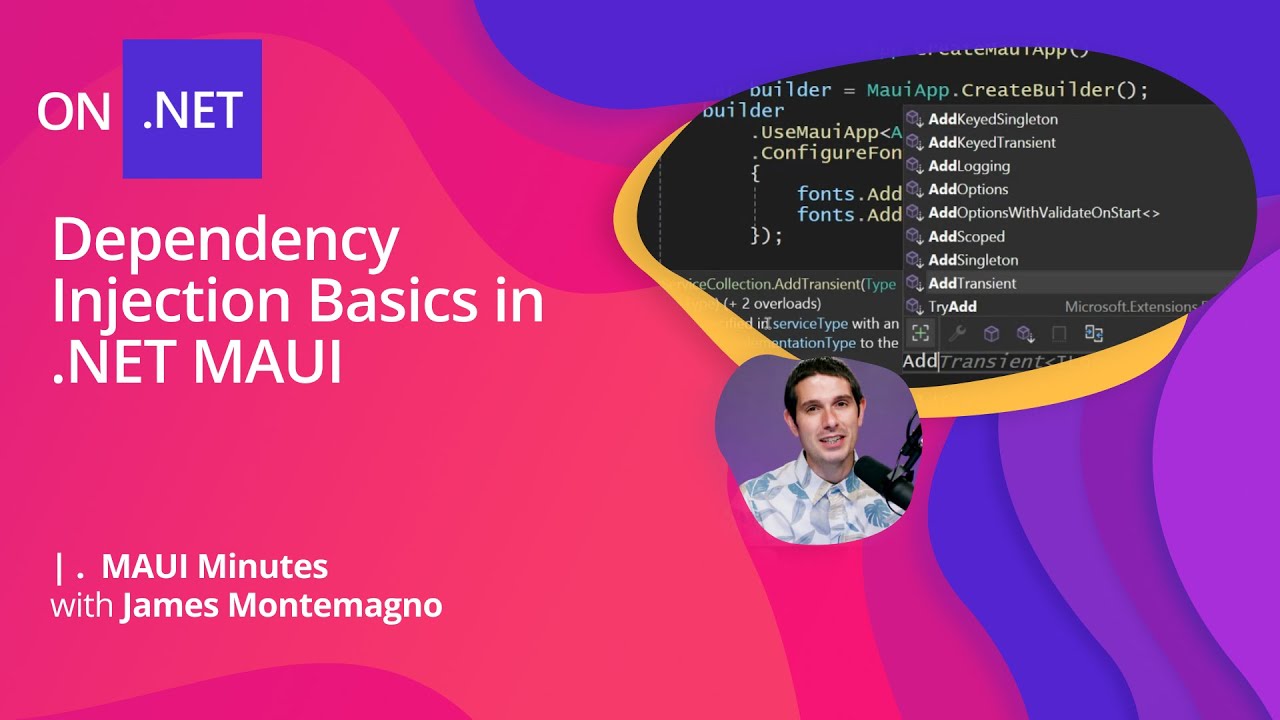 Dependency Injection Basics in .NET MAUI
