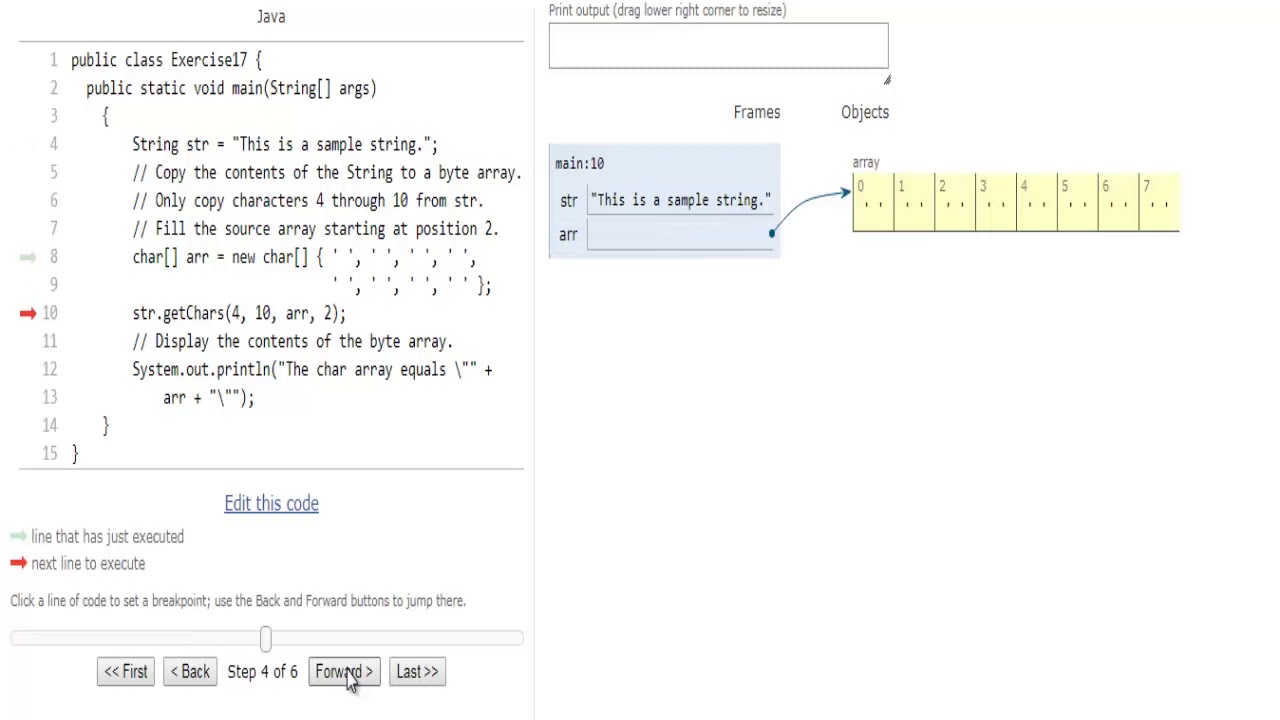 w3resource.com: Java String Exercise-17