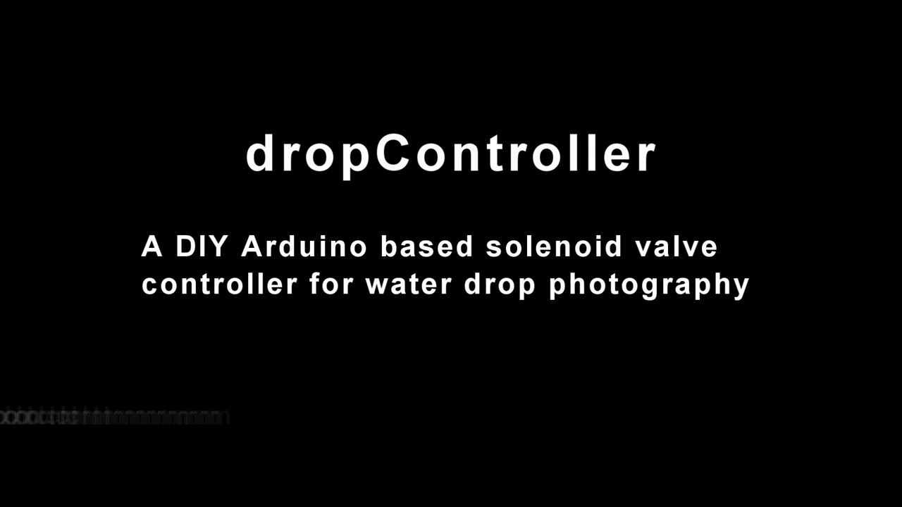 dropController – Water drop photography made easy