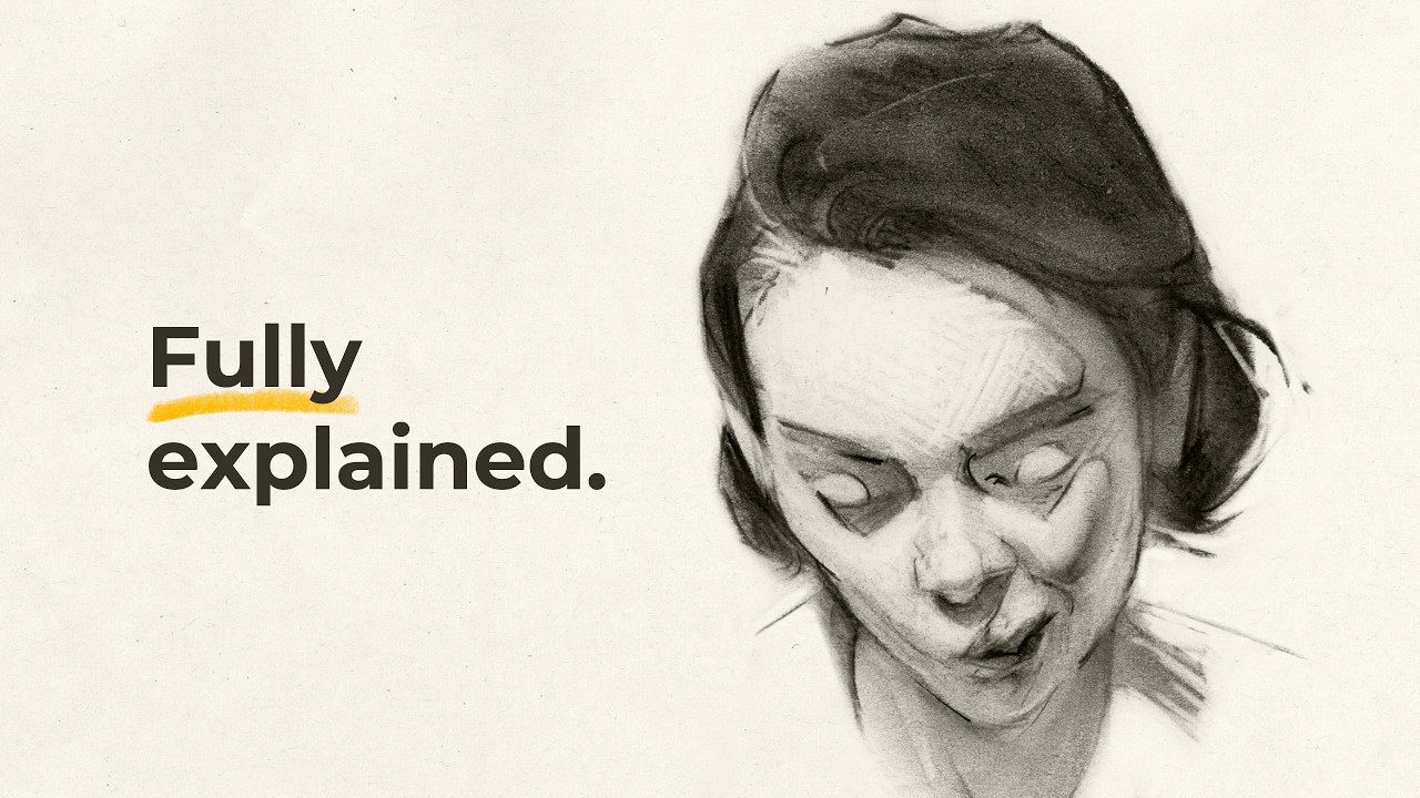 How to draw a portrait, start to finish.