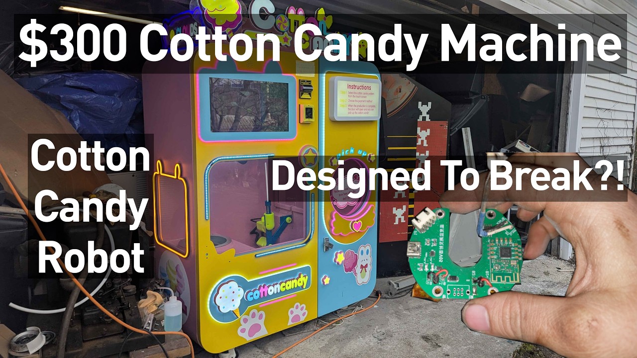 This $6,000 Cotton Candy Robot Was Designed To Break!
