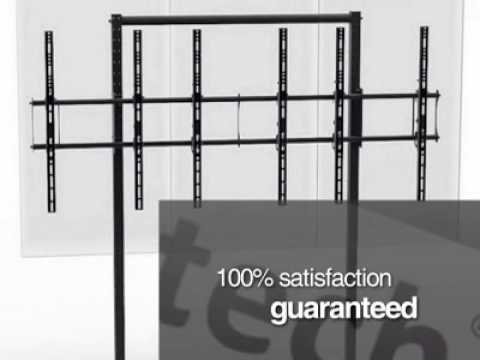 Micro-Adjustable Mobile Video Wall Cart/Stand For 46"~55" (3x1) - www.cotytech.com