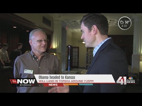 President Obama's visit has Lawrence, Kansas excited