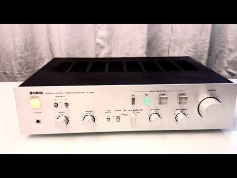 Vintage Yamaha A-550 Integrated Amplifier (40 WPC) - Serviced | Reverb