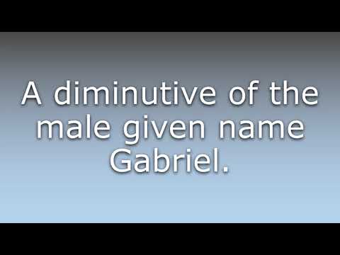 What does Gabe mean?