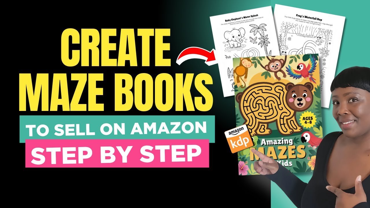 How to Create a Maze Puzzle Book for KDP in Canva (Step-by-Step Tutorial)