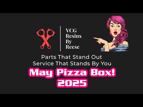 VGC Resin April Spotlight 2025 | Family Size Pizza Box Time @vcgresins.com