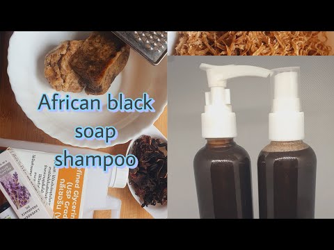 Game changer African black soap shampoo.