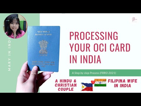 How to Process your OCI Card in India | Step by Step | Tips | My OCI Story | Filipina Wife in India