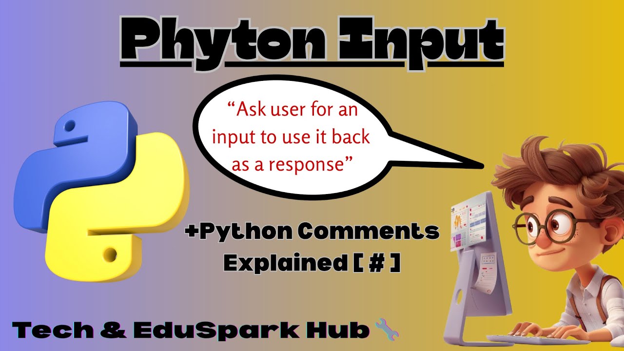 Python Input Function & Comments Explained for Beginners #3