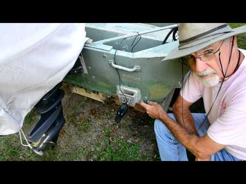 Mounting a Fish Finder/ Depth Finder Sensor on Boat Transom