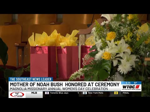 Demetrice Fuller, mother of Noah Bush receives ‘Living Witness Award’ at Annual Women’s Day celeb...