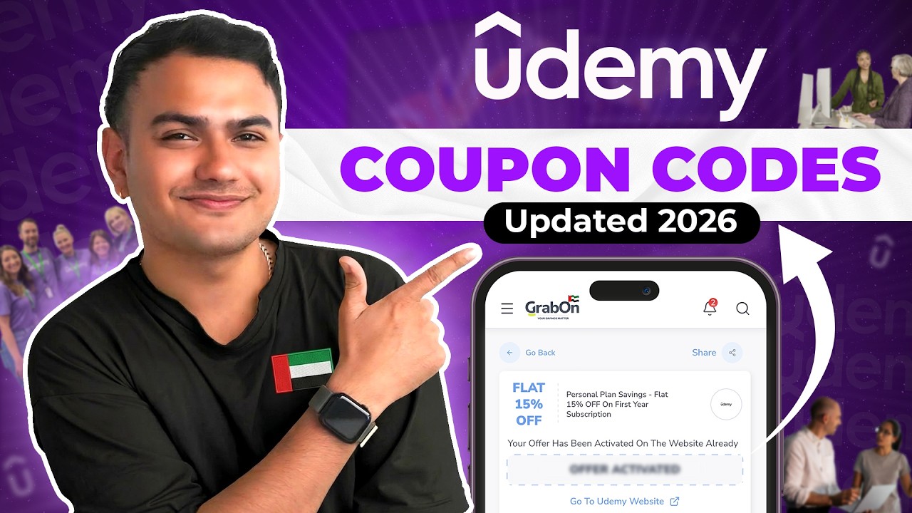 Udemy Coupons: Up To 97% OFF Promo Codes 2026
