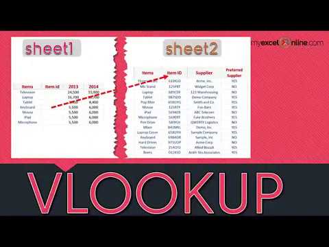Vlookup in Excel between multiple Sheets