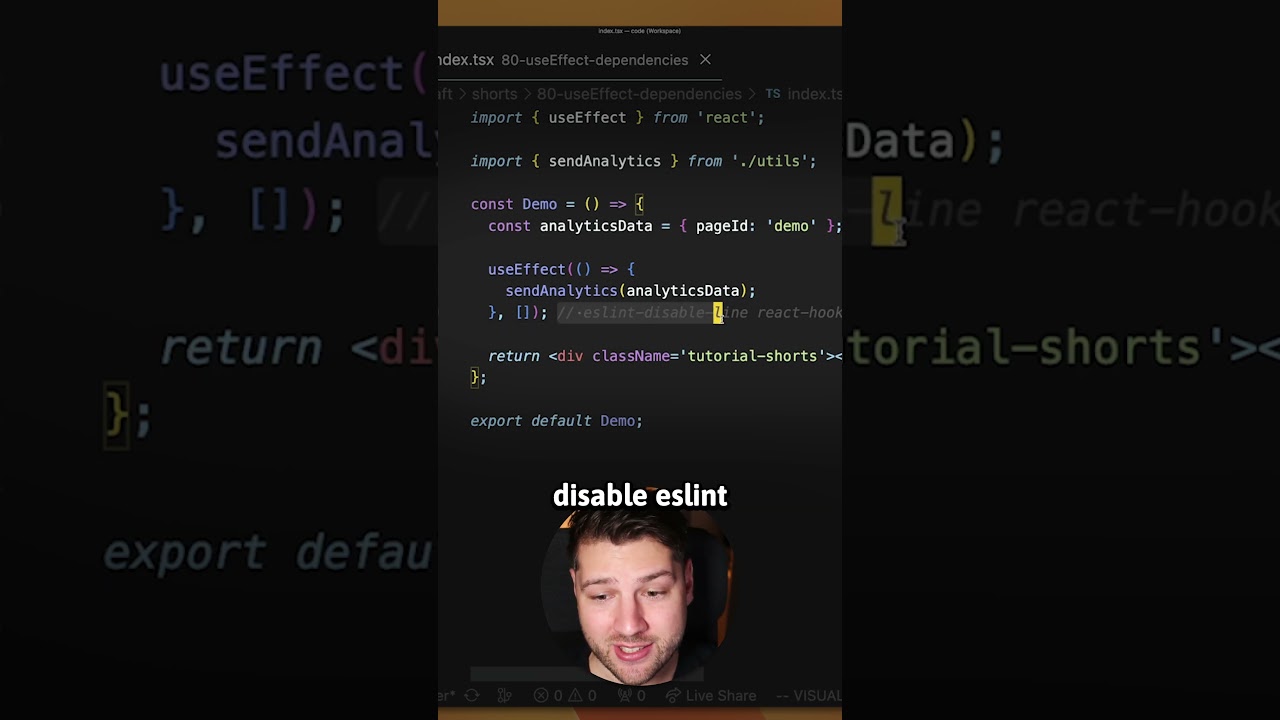 The problem with useEffect