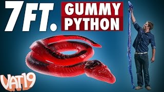 Giant 7-Foot-Long Gummi Python