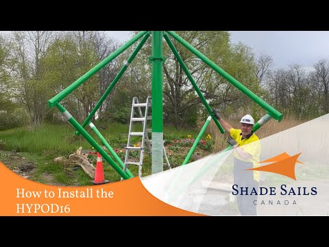 How to Install the HYPOD16 Shade Sail System (Step-by-Step)