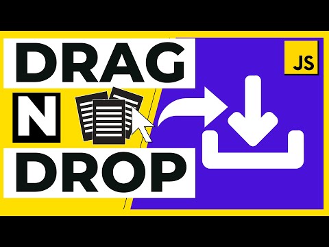 Learn How to Drag and Drop Files with Javascript Vanilla Javascript Drag n Drop File Input ...