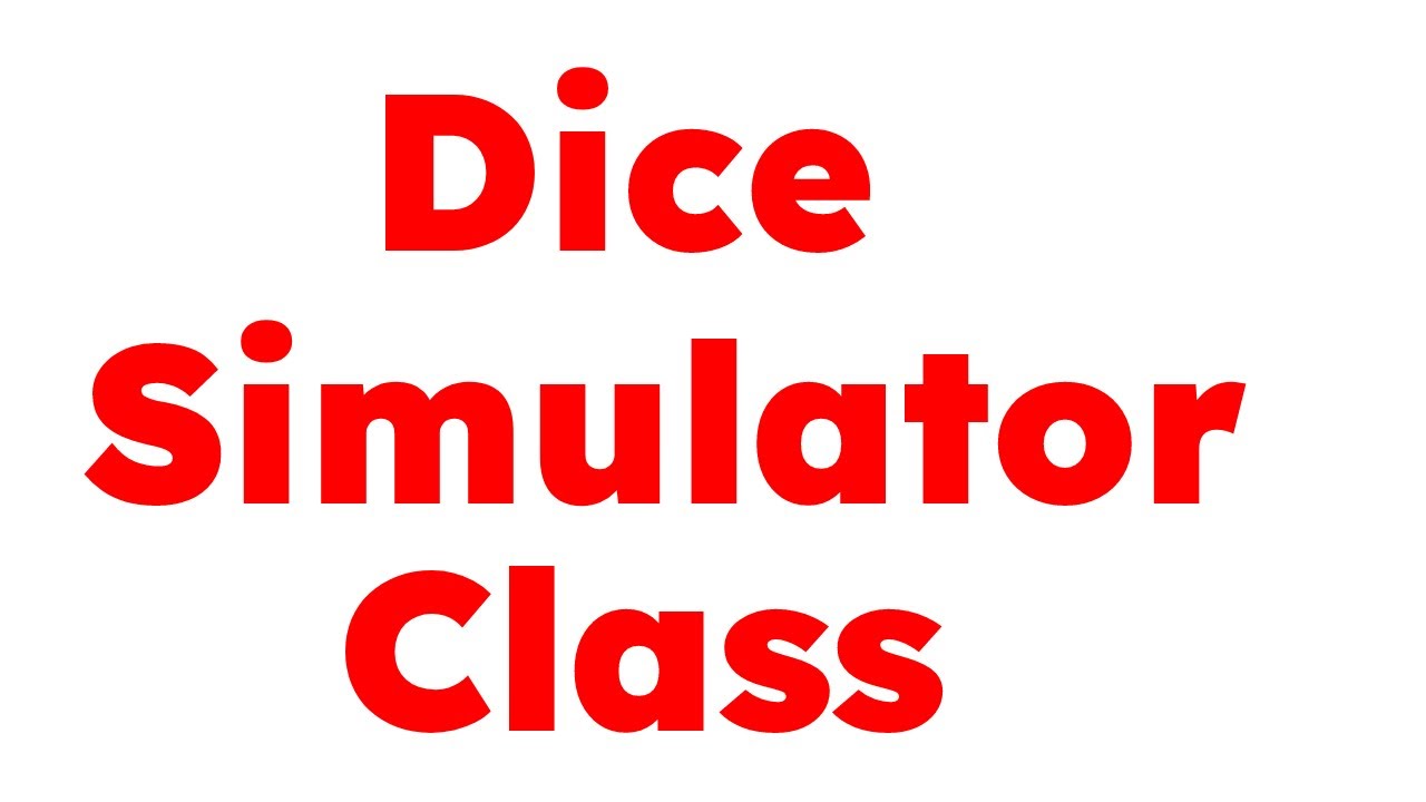 12.09 Dice Simulator class | Starting Out With Java