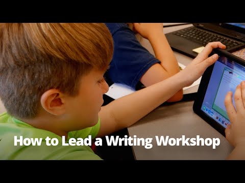 How to Lead a Writing Workshop (Classic Version)
