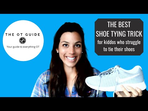 EASIEST shoe tying trick ever