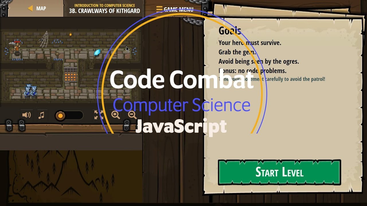 Code Combat - Level 3B JavaScript Tutorial