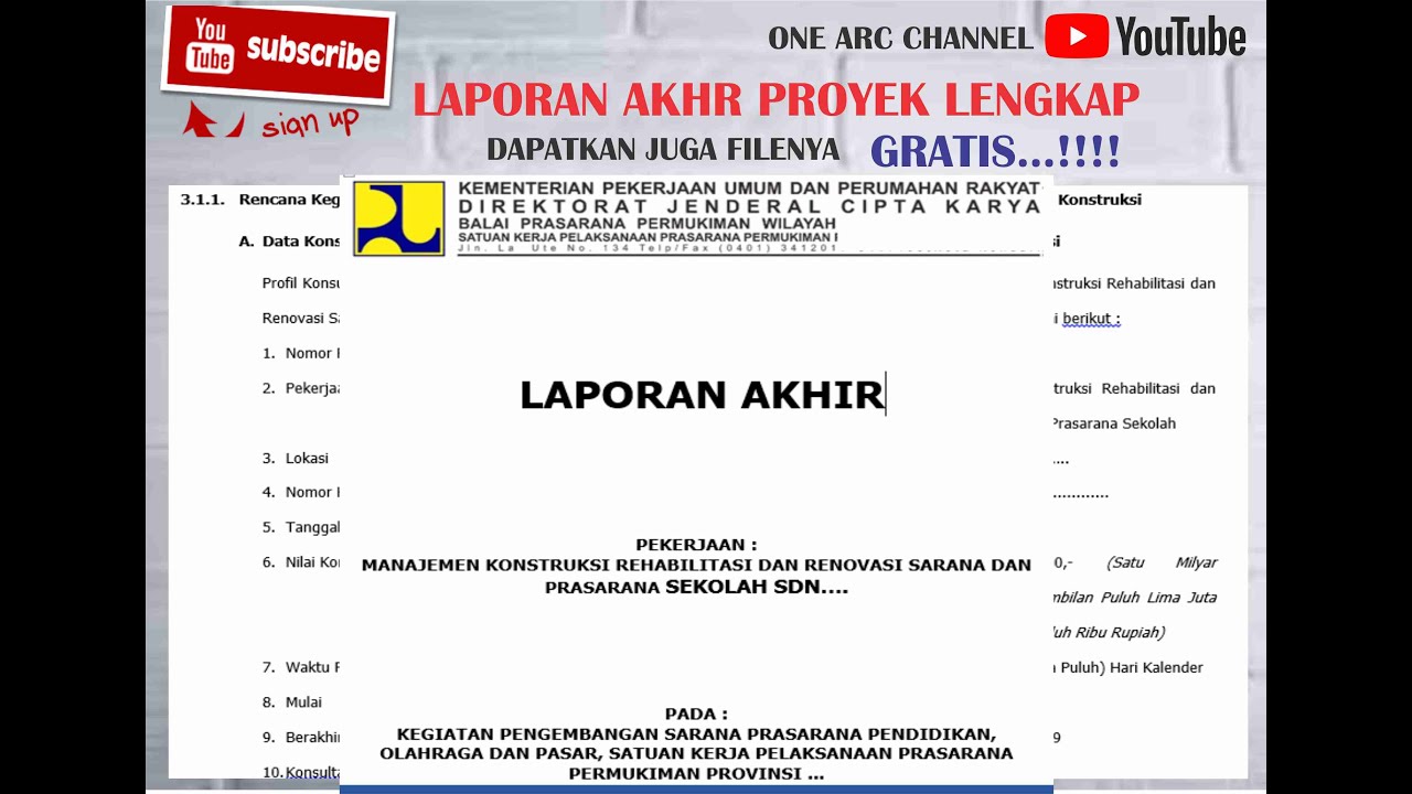 LAPORAN AKHIR PROYEK LENGKAP