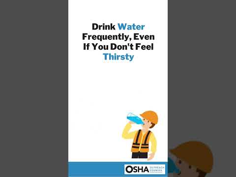Preventing Heat Stress: Essential Tips for Construction Workers #heatstress #heatstroke