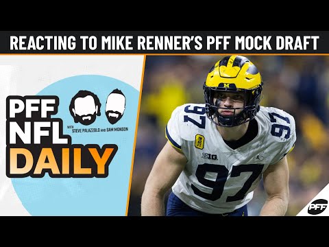 Reacting to Mike Renner's PFF Mock Draft | NFL Daily