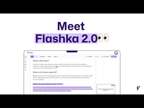 Meet Flashka 2.0: The best AI Flashcards tool ✨