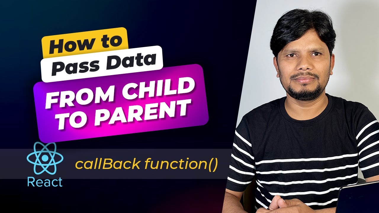 How to pass Data from Child to Parent in React | React Callback Function | Learn with CodeWise