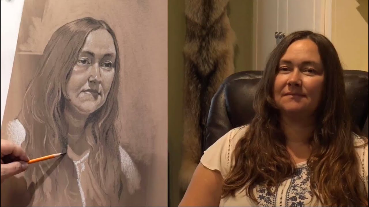 LIVE STREAM - Drawing a Portrait in Charcoal