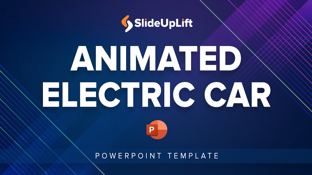 Animated Electric Car PowerPoint Template
