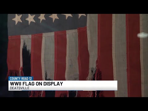 World War II flag back on display