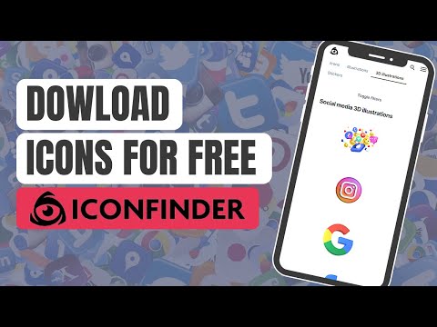 How To Download Icons | Download Icons | 3D illustrations | illustrations | Dekho aur Sekho