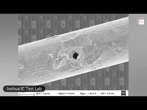 JITL 180303: scanning electron microscope (SEM)//IC Failure analysis report