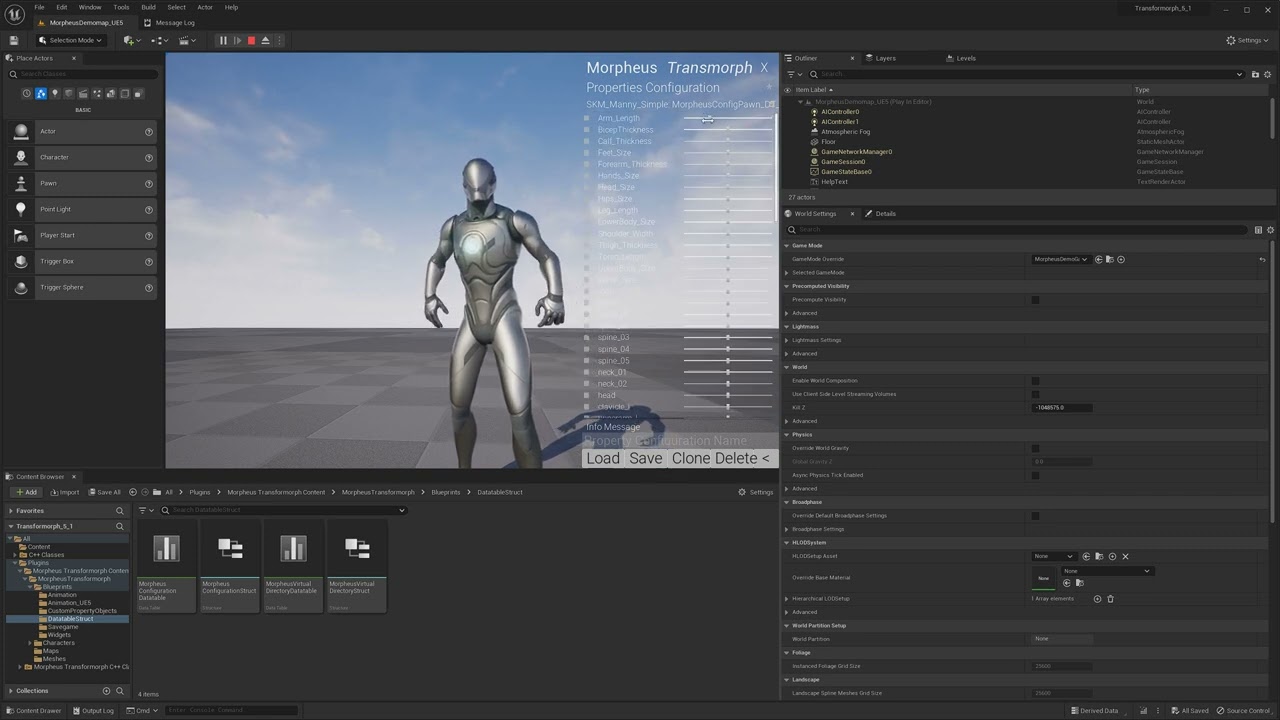 Morpheus Transformorph 2.0 Sliders