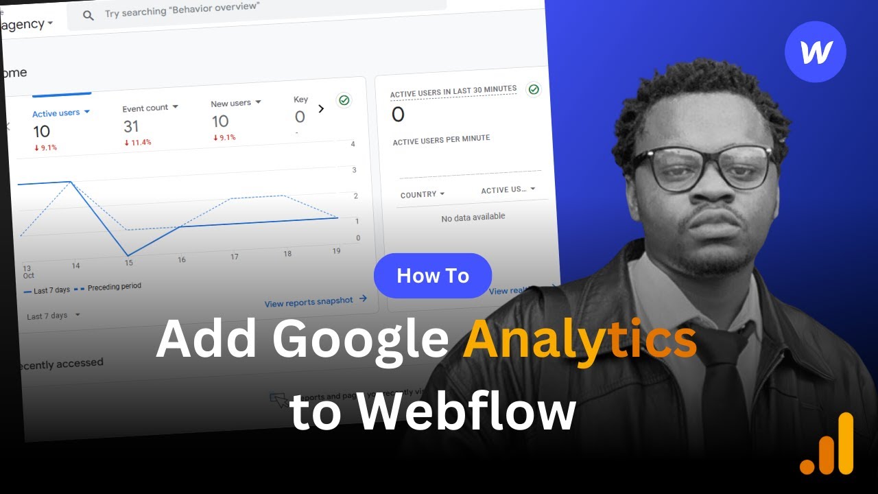 Add Google Analytics 4 (GA4) to Webflow