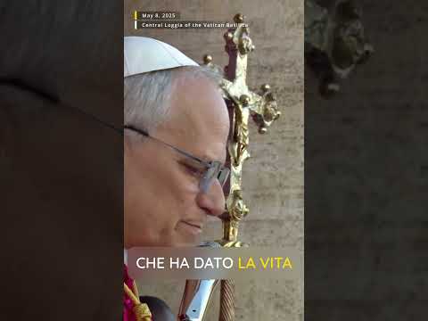 ⛪ The Voice of a New Pope: Leo XIV’s First Address | Habemus Papam 2025 #pope #leoxiv