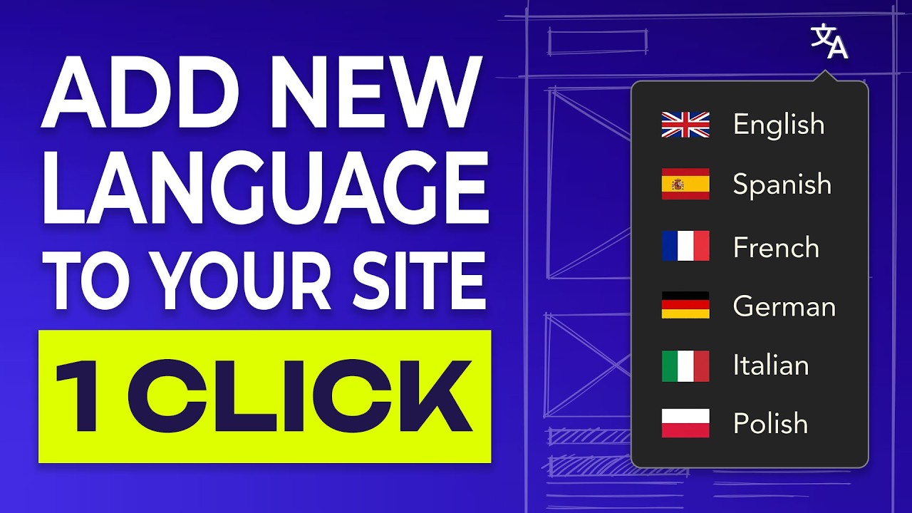 Add New Language To Your Websites In One Click