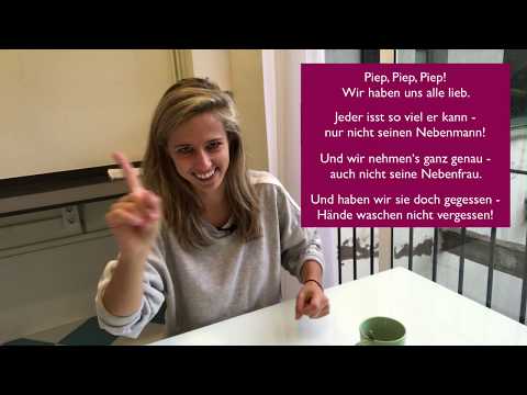 FUN GERMAN: Impress your German Friends with this ESSENSSPRUCH! :)