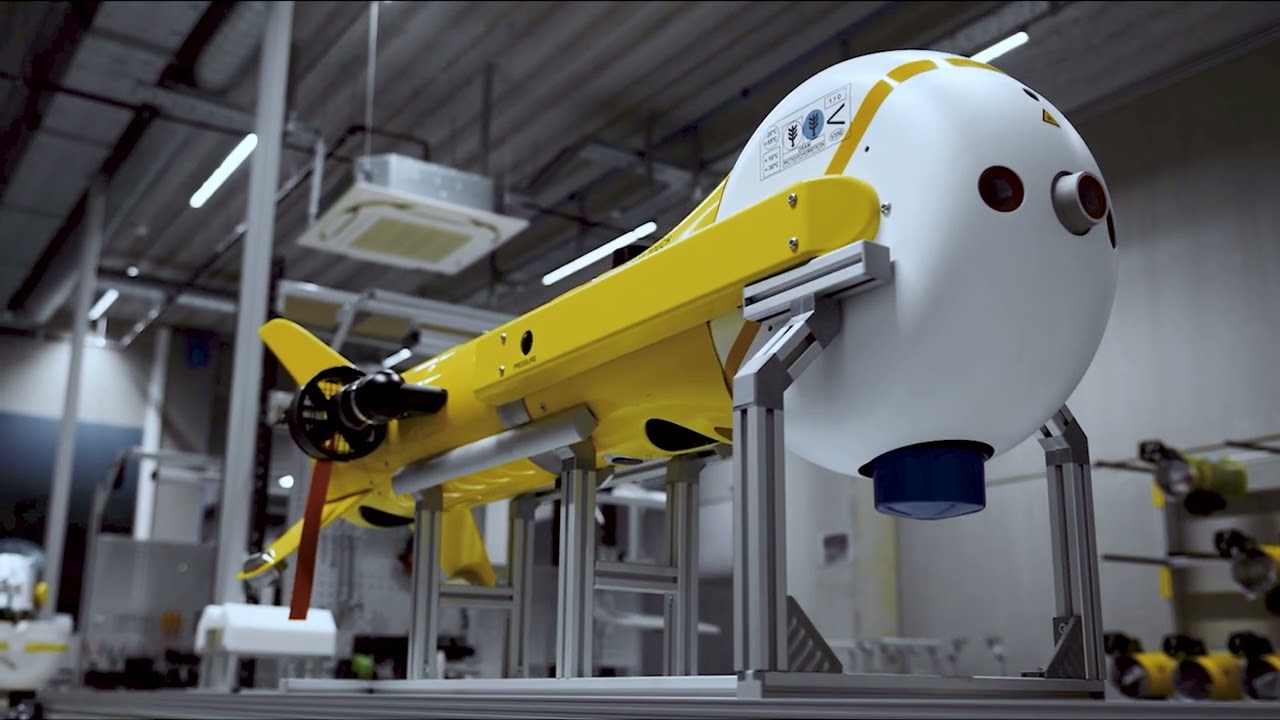 Exail's Mine Countermeasures drone factory in Ostend, Belgium