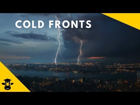 Cold fronts and severe weather