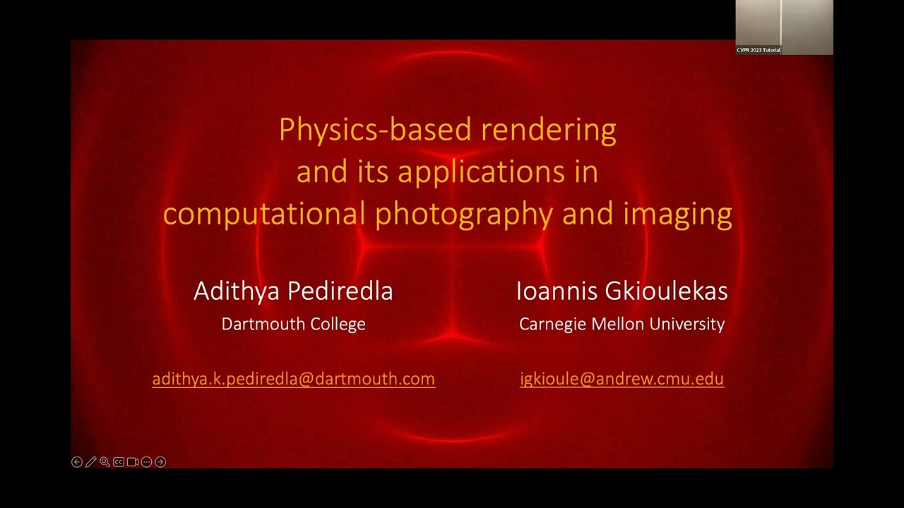 Physics-based rendering for computational imaging [CVPR 2023 tutorial]