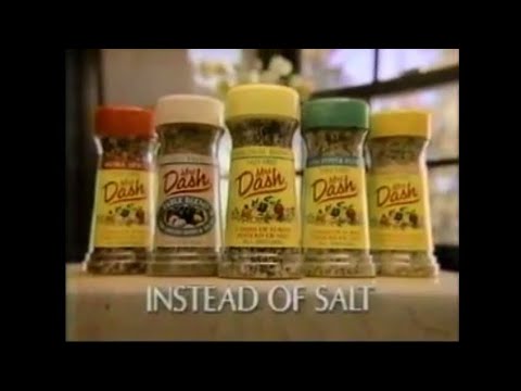 1990 Mrs. Dash Salt Substitute Commercial
