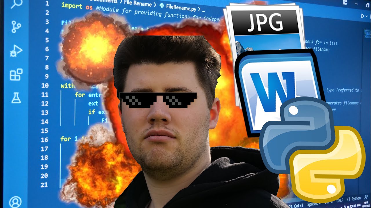 Mass File Rename - Python Tutorial