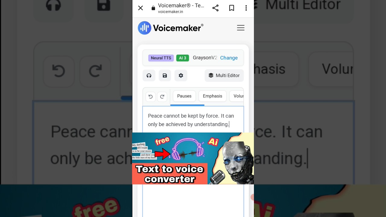 Voicemaker - Text to speech converter with 1,000+ AI voices in 130 languages for ultra-realistic ...