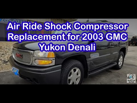 Air Ride Compressor Replacement for 2003 GMC Yukon Denali @benfixautoz5423 #gmcyukon #compressor