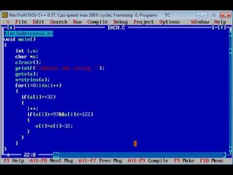 Learn capitalize each word in C Progrmming Tamil - Mind Luster